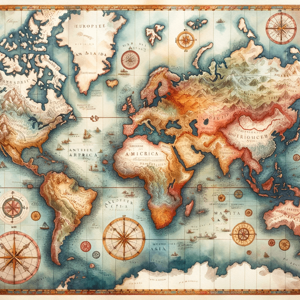 Die Erste Weltkarte - Wer hat die erste Karte der Welt gezeichnet ...